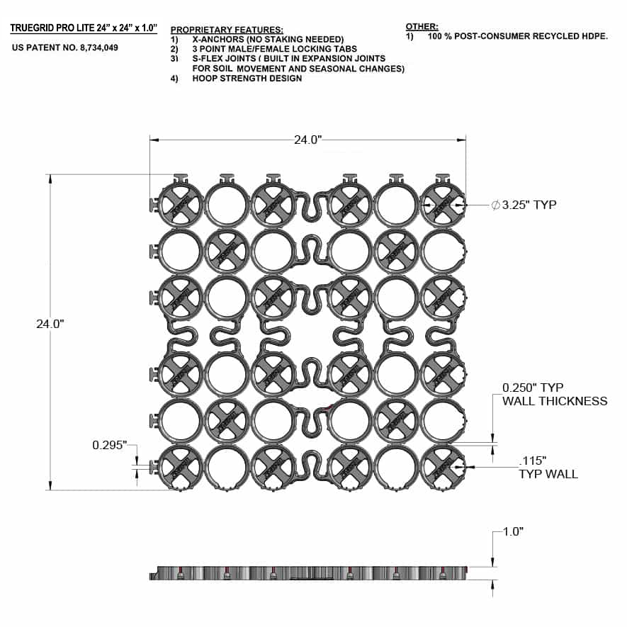 TrueGrid ROOT™ Paver – Arsenal Eco Pavers
