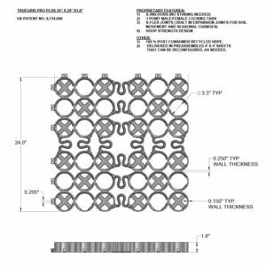 TrueGrid PRO PLUS® Permeable Pavers – Arsenal Eco Pavers